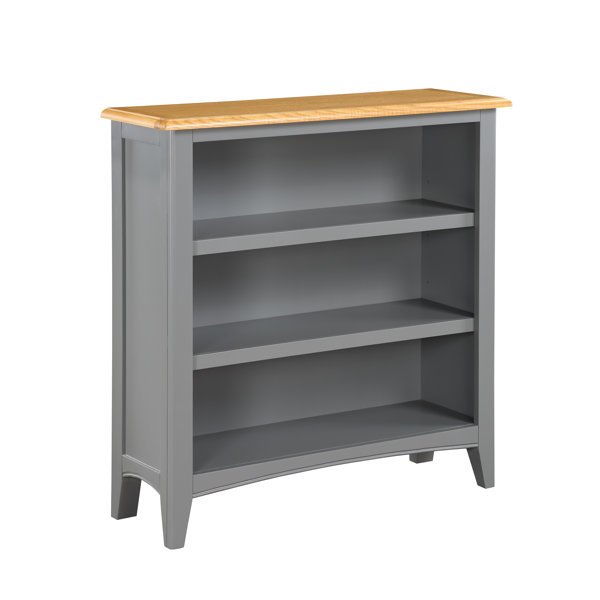 Ophelia & Co. Menifee 90cm H x 90cm W Solid Wood Standard Bookcase | Wayfair.co.uk